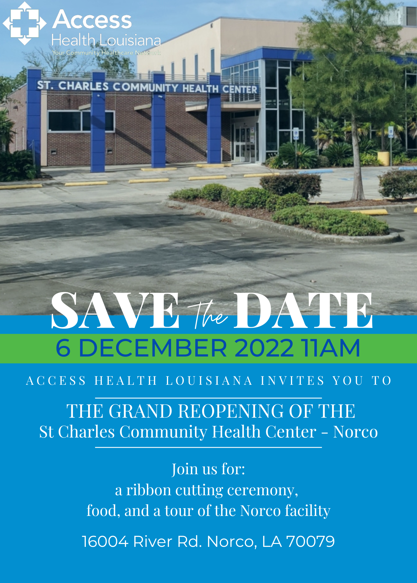 ST CHARLES COMMUNITY HEALTH CENTER - NORCO GRAND REOPENING - Access ...