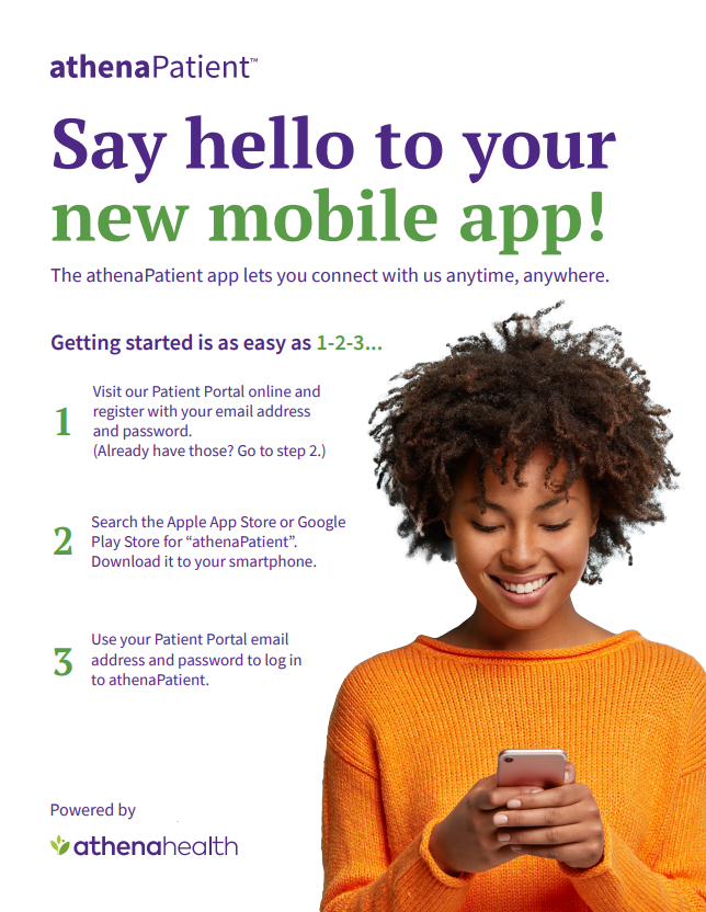Connect with Us through athenaPatient app - Access Health Louisiana